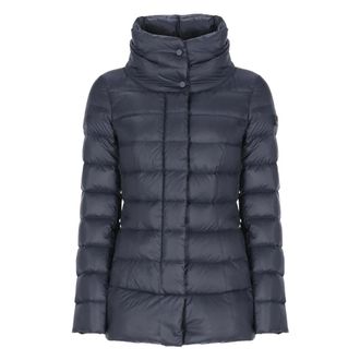 Peuterey Doudoune Longue avec Matelassage Contours - Femme - Vestes - Bleu - Taille: 44 FR