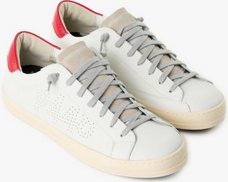 P448 Baskets John en cuir