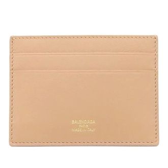 Balenciaga Porte-cartes Pre-owned - Femme - Pre-owned - Beige - Taille: ONE Size
