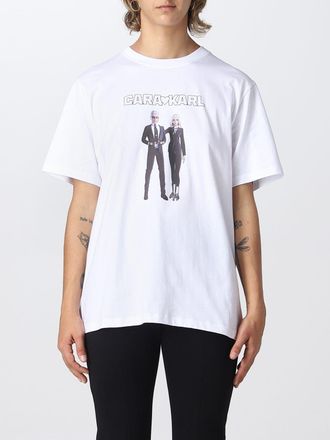 Karl Lagerfeld T-Shirt KARL LAGERFELD Femme couleur Blanc