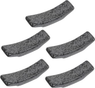 Healifty 5st&uuml;cke Essst&auml;bchenhalter Keramik Schwarz Japanischer Stil L&ouml;fferhalter Geschirr Im Japanischen Stil St&auml;bchen Bank Schwarz Keramik