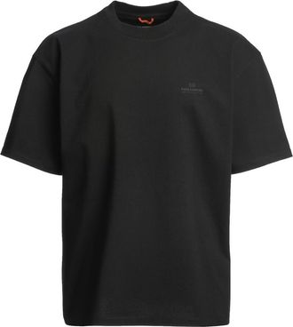 Parajumpers T-Shirt aus schwerem Baumwolljersey, Oversized geschnitten in