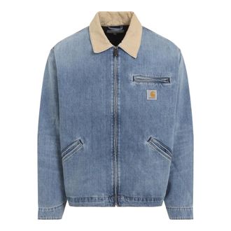 Carhartt Work in Progress Homme, Vestes, Bleu, Taille: S Denim Vestes