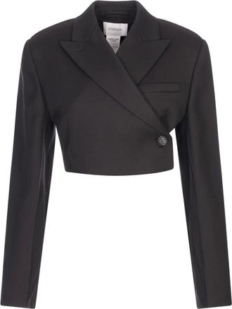 Sportmax Damen, Jacken, Schwarzk, XSGröße