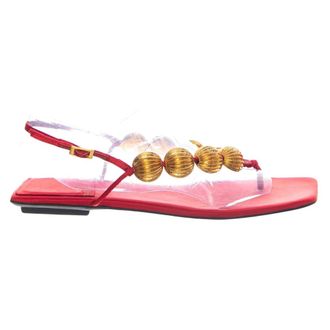 Jeffrey Campbell Flache Sandalen - - Shoes - Damen - Rot - 40 EU
