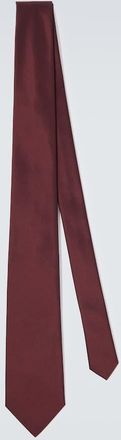 Saint Laurent Cravate en taffetas de soie