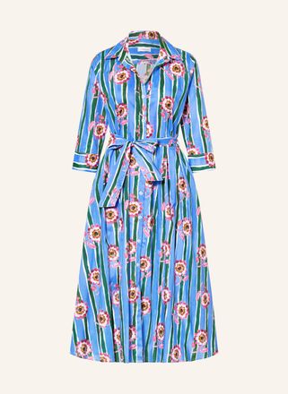 Rossana Diva Rossana Diva Hemdblusenkleid Mit 3/4-Arm blau