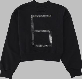 Maison Margiela Logo-Detailed Sweatshirt - Black