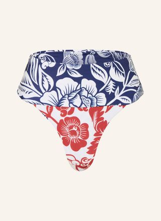 Farm Rio Farm Rio High-Waist-Bikini-Hose Cashew And Birds rot