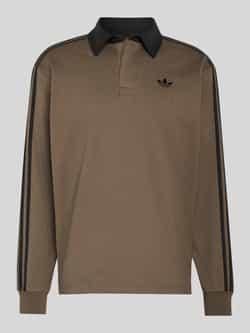 adidas Originals Relaxed Fit Rugbyshirt aus reiner Baumwolle