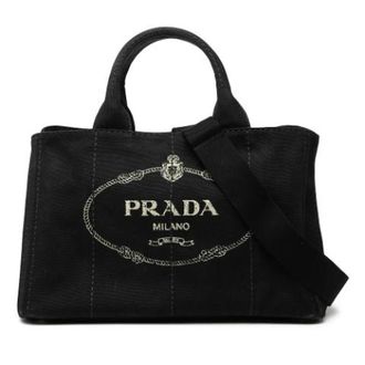 Prada Sac bandouli&egrave;re en toile Pre-owned - Femme - Pre-owned - Noir - Taille: ONE Size