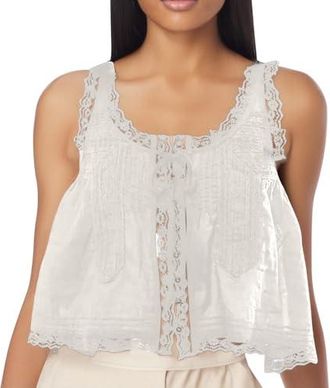 Generic D&eacute;bardeur Femme Maillot De Corps D&eacute;bardeur ajust&eacute; avec Dentelle, Parfait pour Un Look f&eacute;minin sous Une Veste ou Un Cardigan Pendant l&eacute;t&eacute;