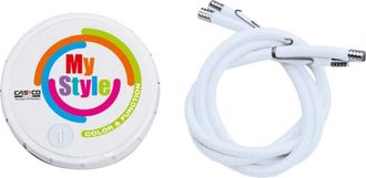 CASCO Helmstreifen Mystyle, Wei&szlig;, L