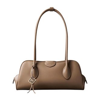 Calvin Klein Femme, Sacs, Brun, Taille: ONE Size Sac bandouli&egrave;re Emblem Trio