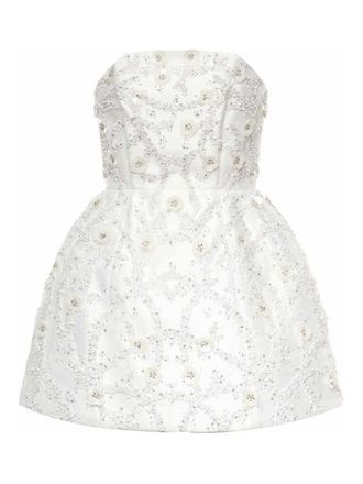 Galia Lahav Robe Courte - Blanc