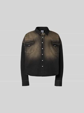 VETEMENTS Relaxed Fit Jeanshemd im Used-Look