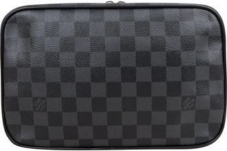 Louis Vuitton Crossbody Bags - Louis Vuitton Damier Graphit Monogram Trousse Toil - Gr. unisize - in Schwarz - f&uuml;r Damen
