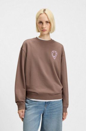 HUGO BOSS Sweatshirt Oversized Crew Rundhals, mit Print