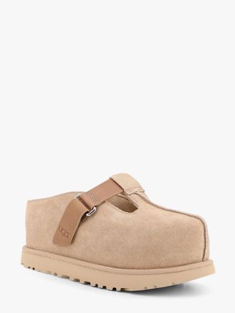 UGG Womens Beige Suede Sandals With Strap Closure