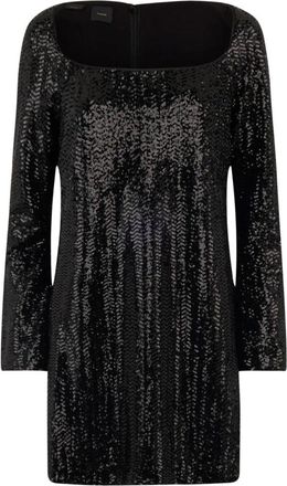 Pinko Pinko, Femme, Robes, Noir, Taille: 38 FR Aubine Dress