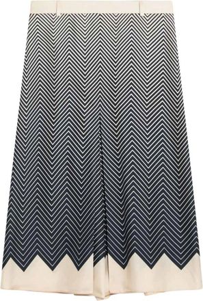 Valentino Garavani Femme, Jupes, Bleu, Taille: 36 FR Jupes en Soie