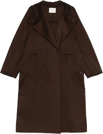 Lisa Yang Double-breasted Button-back Coat
