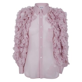 Comme Des Gar&ccedil;ons Femme, Blouses et Chemises, Rose, Taille: 40 FR Volume Jacket