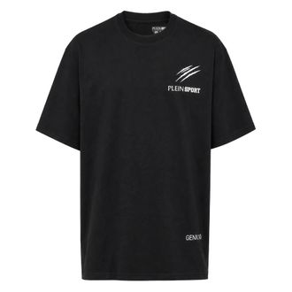 Plein Sport T-Shirt Rundhalsausschnitt Ss Basic - - Sport - Herren - Schwarzk - S