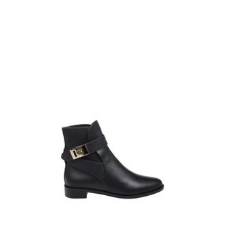 Ferragamo Zanira Booty - Femme - Chaussures - Noir - Taille: 38 1/2 EU