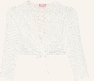 Kr&uuml;ger Kr&uuml;ger Dirndlbluse Aus Spitze Mit 3/4-Arm weiss