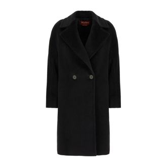 Max Mara Double-Breasted Coats - - Coats - Damen - Schwarzk - L