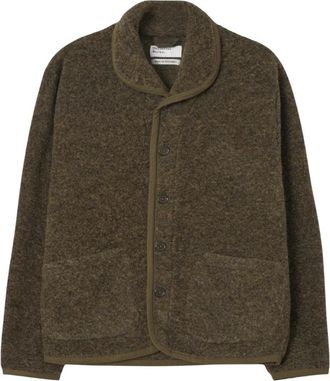 Universal Works Lancaster Jacke - - Knitwear - Herren - Braun - S
