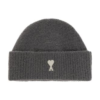 Ami De Coeur Alpaca M&uuml;tze - - Accessories - Herren - Grau - ONE SIZE