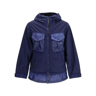 C.P. Company Bi-TM Mixed Goggle Jacket - - Jackets - Herren - Blau - S