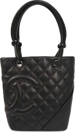 Chanel 2005 gesteppte Cambon Ligne Handtasche - Schwarz