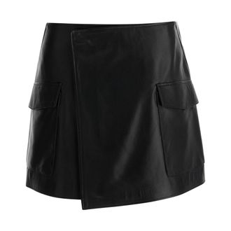 Arma Femme, Jupes, Noir, Taille: 40 FR Leather Skirts