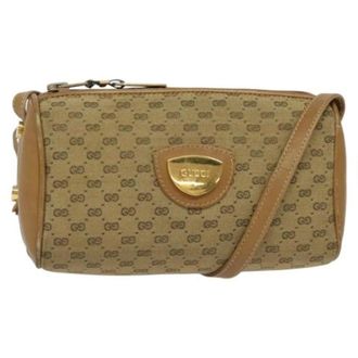 Gucci Pre-owned Toile sacs-gucci - Femme - Pre-owned - Beige - Taille: ONE Size