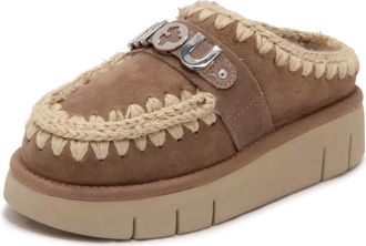 Mou Femme, Chaussures, Beige, Taille: 37 EU Bounce Clog Metal Logo