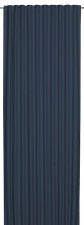 Elbersdrucke Gardine mit verdeckten Schlaufen Schlaufenbandschal Midnight 01 blau verdunkelnd w&auml;rmeisolierend energiesparend 255 x 140 cm Verdunklungsvorhang f&uuml;r W