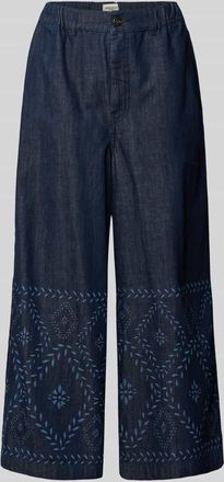 Max Mara Wide Leg Jeans aus reiner Baumwolle Modell LAMPADA