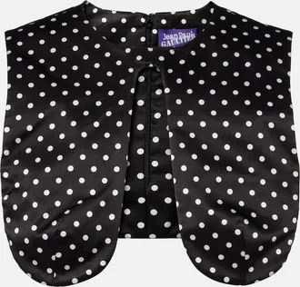 Jean Paul Gaultier Cropped-Top aus Seide