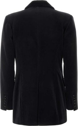 Costarellos Velvet Blazer - Black
