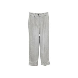PESERICO Cropped Hosen - - Trousers - Damen - Beige - S
