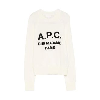 A.P.C. Rundhals-Strickpullover - - Knitwear - Damen - Beige - S