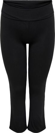 Only Damen Onpfold Jazz Pants Curvy-Opus Sporthose, Schwarz (Black Black), W(Herstellergr&ouml;&szlig;e: 40/42)