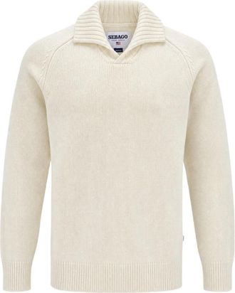 Sebago Maglieria Rundhals-Strickware - - Knitwear - Herren - Wei&szlig; - S