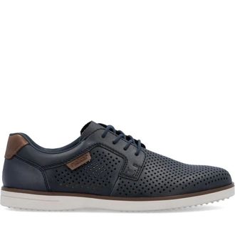 Rieker Bequemer Schn&uuml;rschuh - - Shoes - Herren - Blau - 43 EU