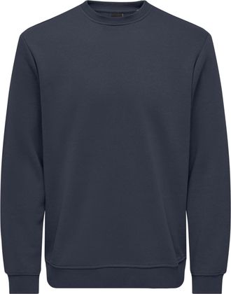 Only & Sons Herren Onsconnor Reg Crew Neck Sweat Noos, Blue Nights, XL EU