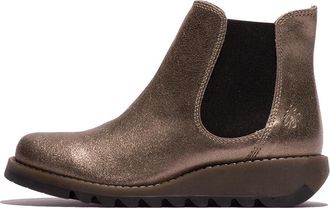 FLY London Fly London Damen Salv195fly Fashion Boot, Dk Gold, 35 EU