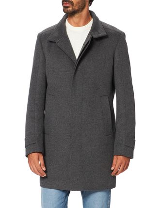 Strellson Herren New Broadway Wollmantel, Grau, 27